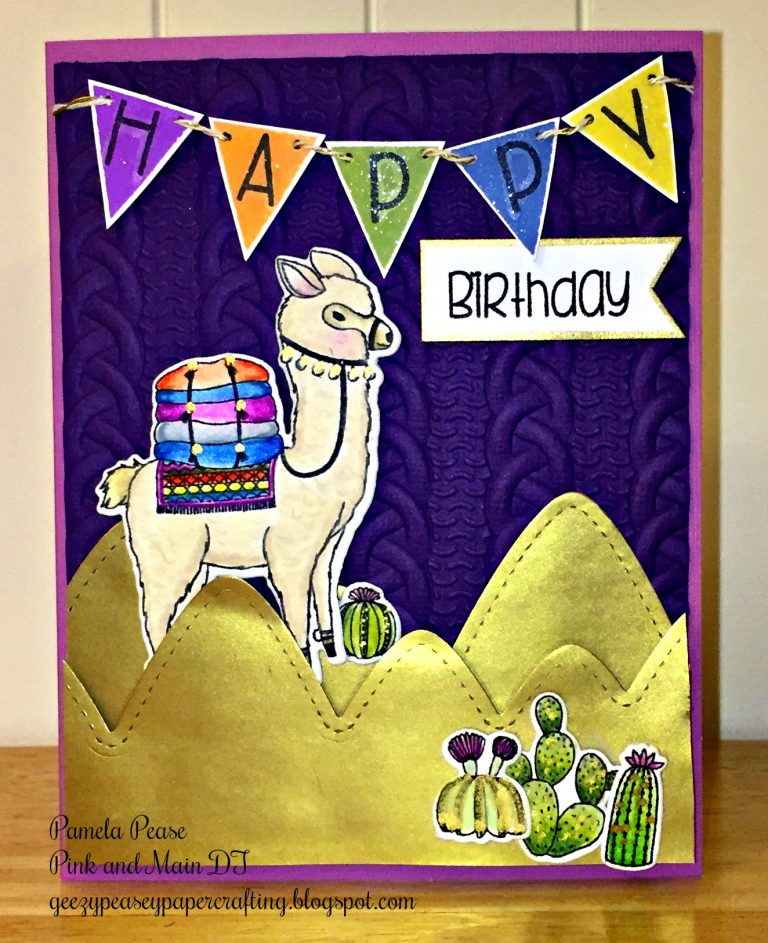 Llama Birthday Card – Pink and Main Blog
