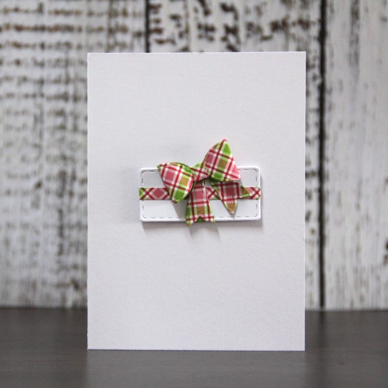 4 bow cards – Pink and Main Blog