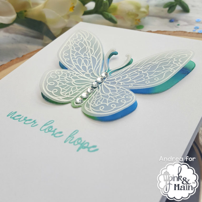 Elegant, Embossed Butterflies – Pink and Main Blog