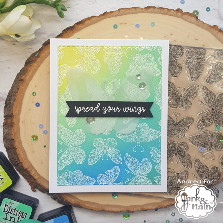 Elegant, Embossed Butterflies – Pink and Main Blog