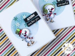 Heat Embossed Christmas Cards | Snow Sweet – Pink and Main Blog